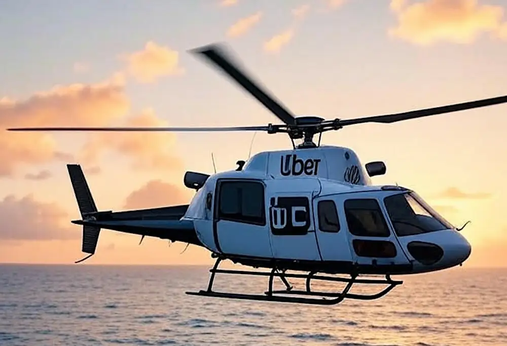 Booking Helicopter Rides on the French Riviera with Uber